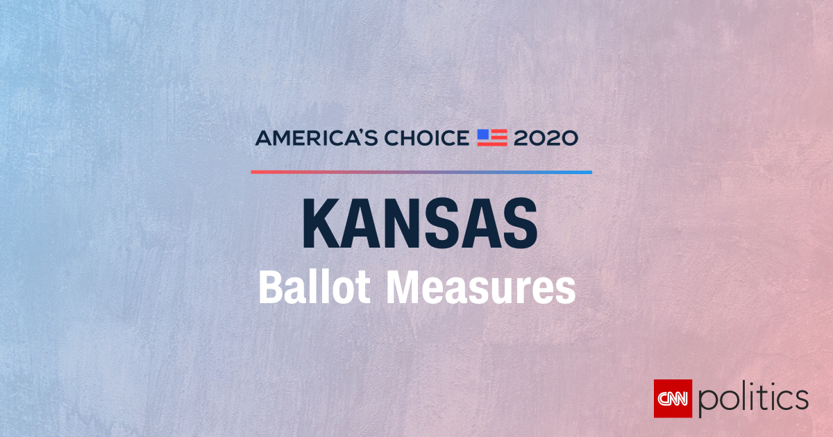 Kansas Ballot Measure Results 2020