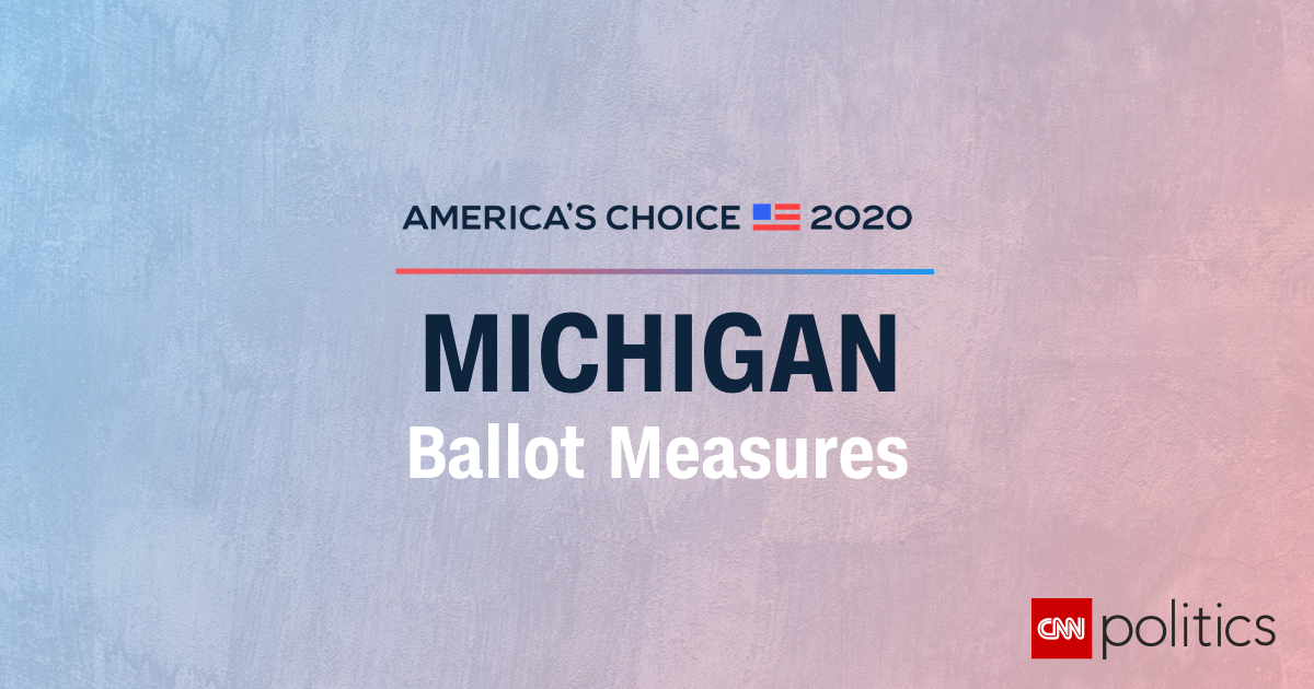 Michigan Ballot Measure Results 2020