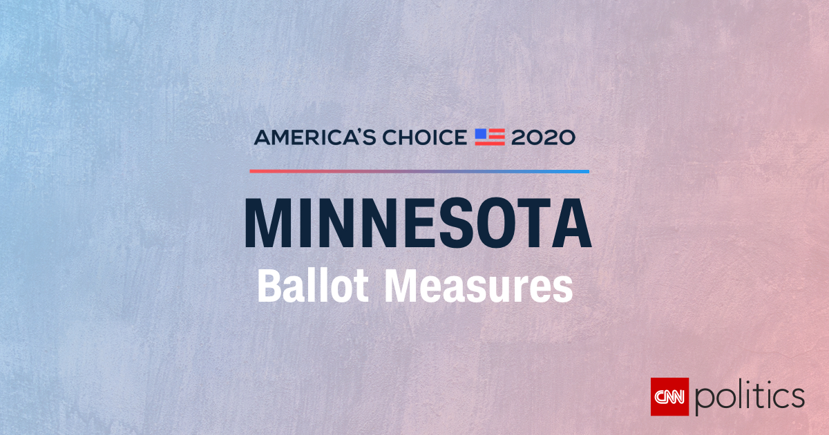 Minnesota Ballot Measure Results 2020