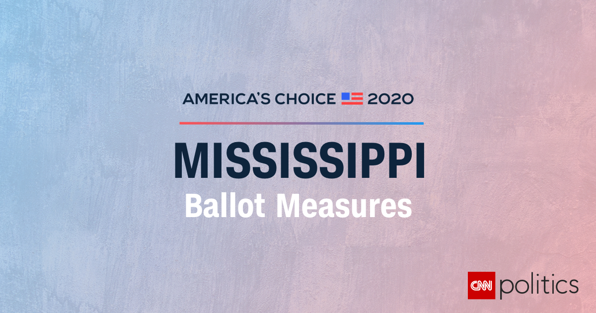 Mississippi Ballot Measure Results 2020