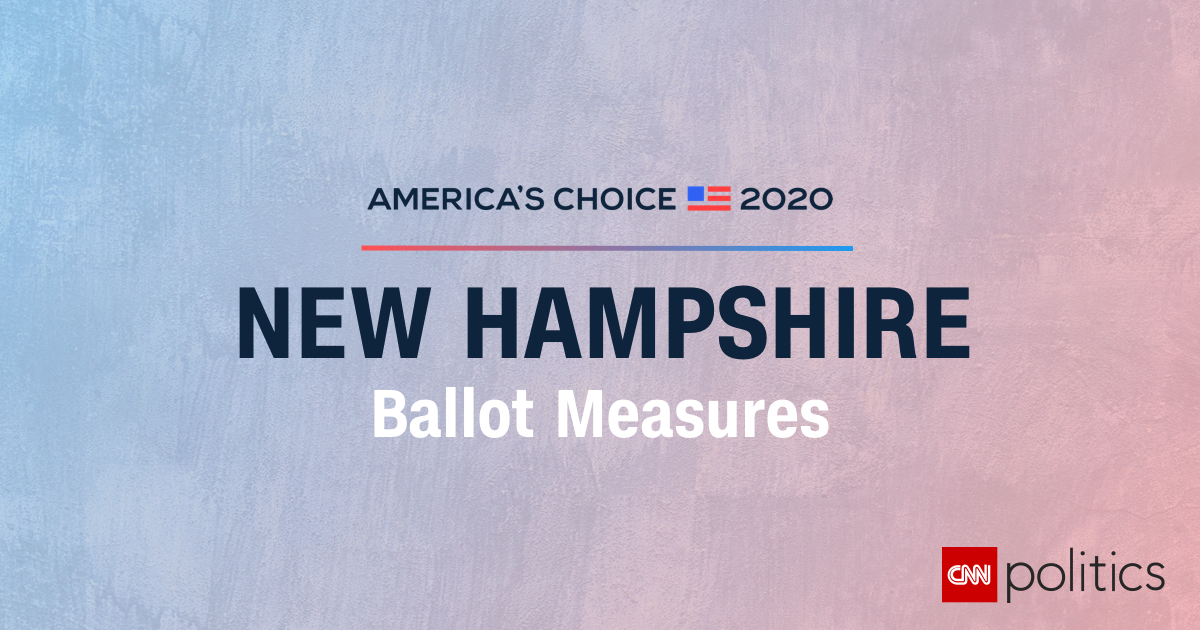 New Hampshire Ballot Measure Results 2020