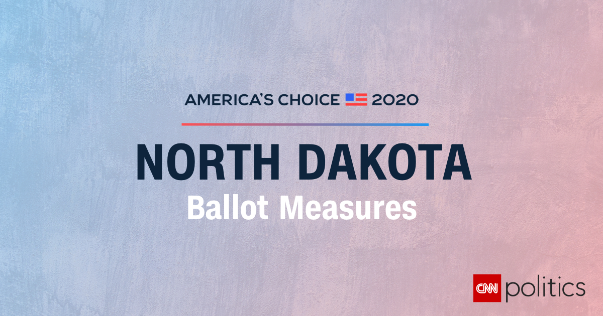 North Dakota Ballot Measure Results 2020