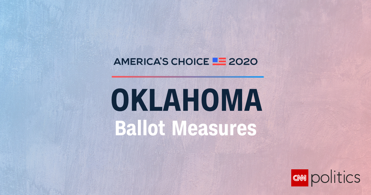 Oklahoma Ballot Measure Results 2020